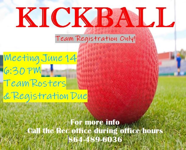Adult Kickball Registration | Cherokee County